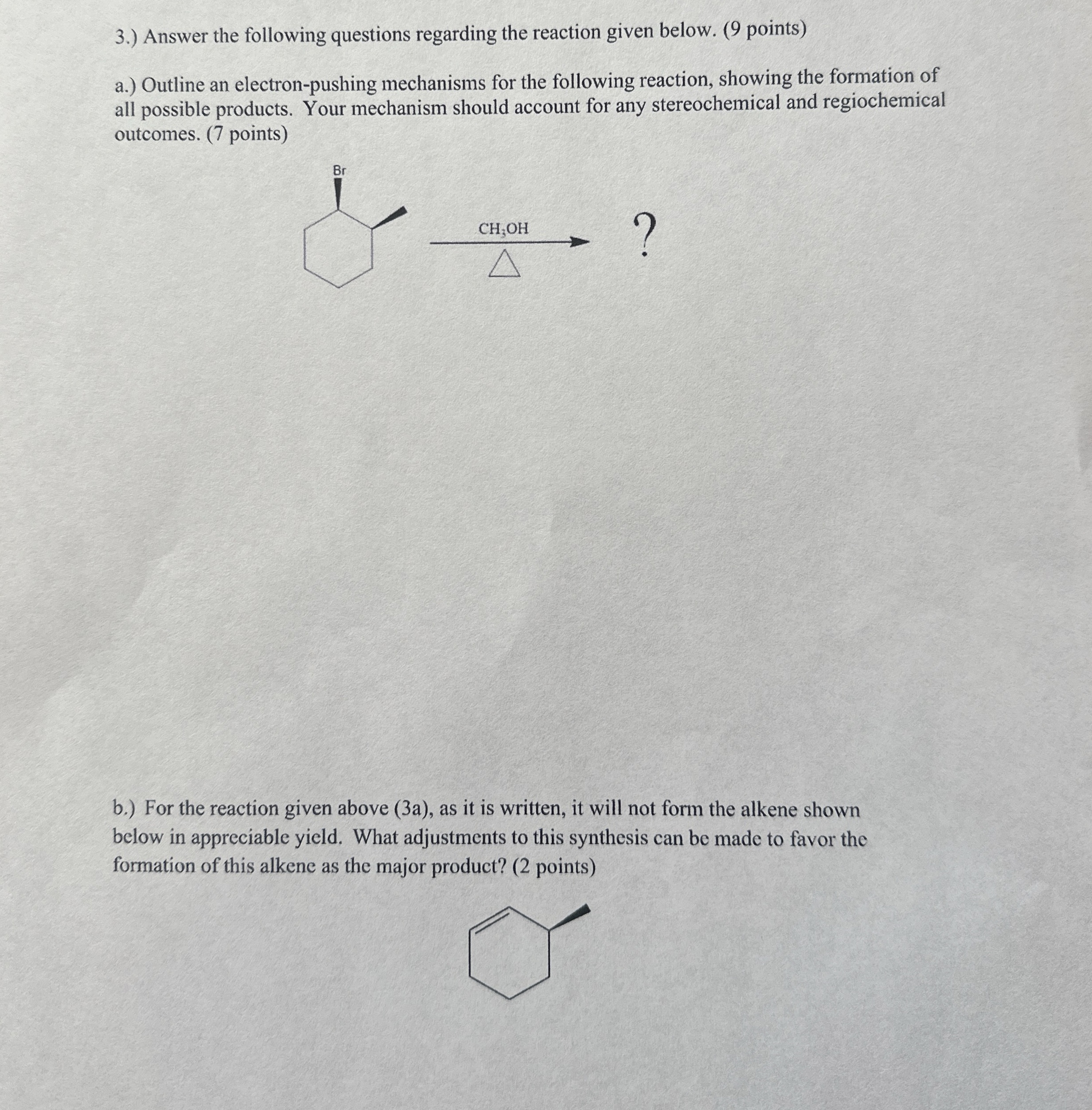Solved Please show me how to draw the answer 3.) ﻿Answer the | Chegg.com