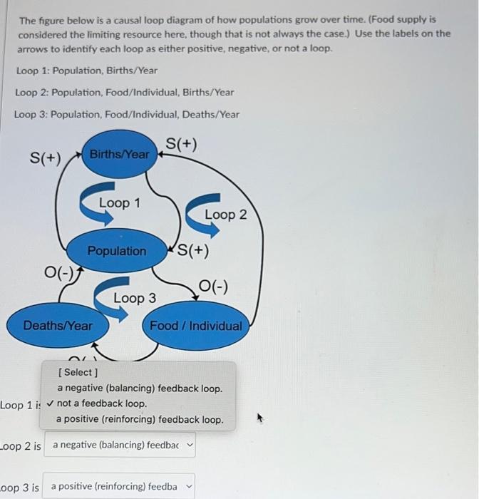 The figure below is a causal loop diagram of how | Chegg.com