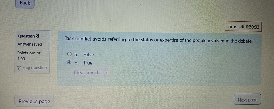 Solved BackTime left 0:30:33Question 8Answer savedPoints out | Chegg.com Solved BackTime left 0:30:33Question 8Answer savedPoints out | Chegg.com