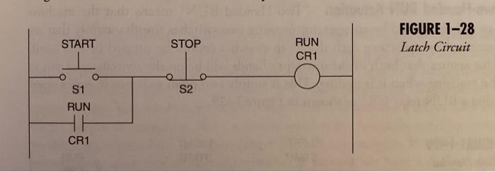 Solved 10. Draw a ladder diagram rung similar to Figure 1-28 | Chegg.com