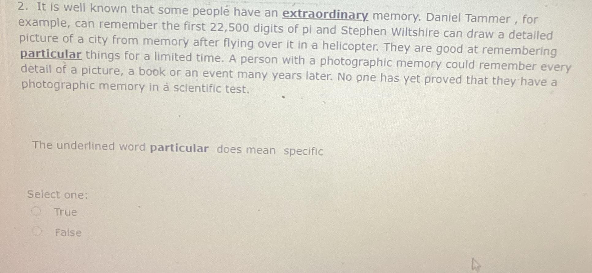 Solved It is well known that some people have an | Chegg.com