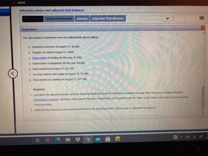 Solved CengageNOWV2 Online teach + eBook Adjusting entries | Chegg.com
