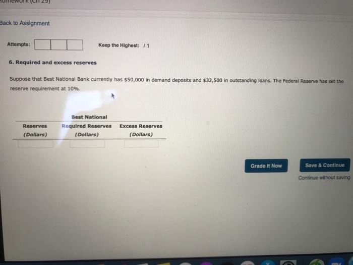 Solved Back to Assignment Attempts: Keep the Highest: 11 6. | Chegg.com