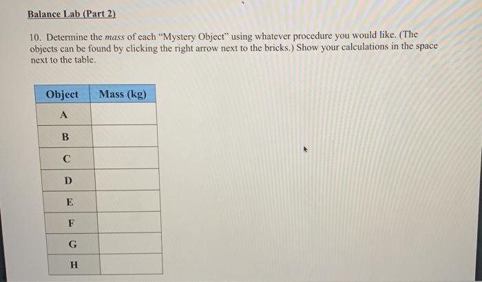 Show Mass Labels Forces from Objects Level Position | Chegg.com