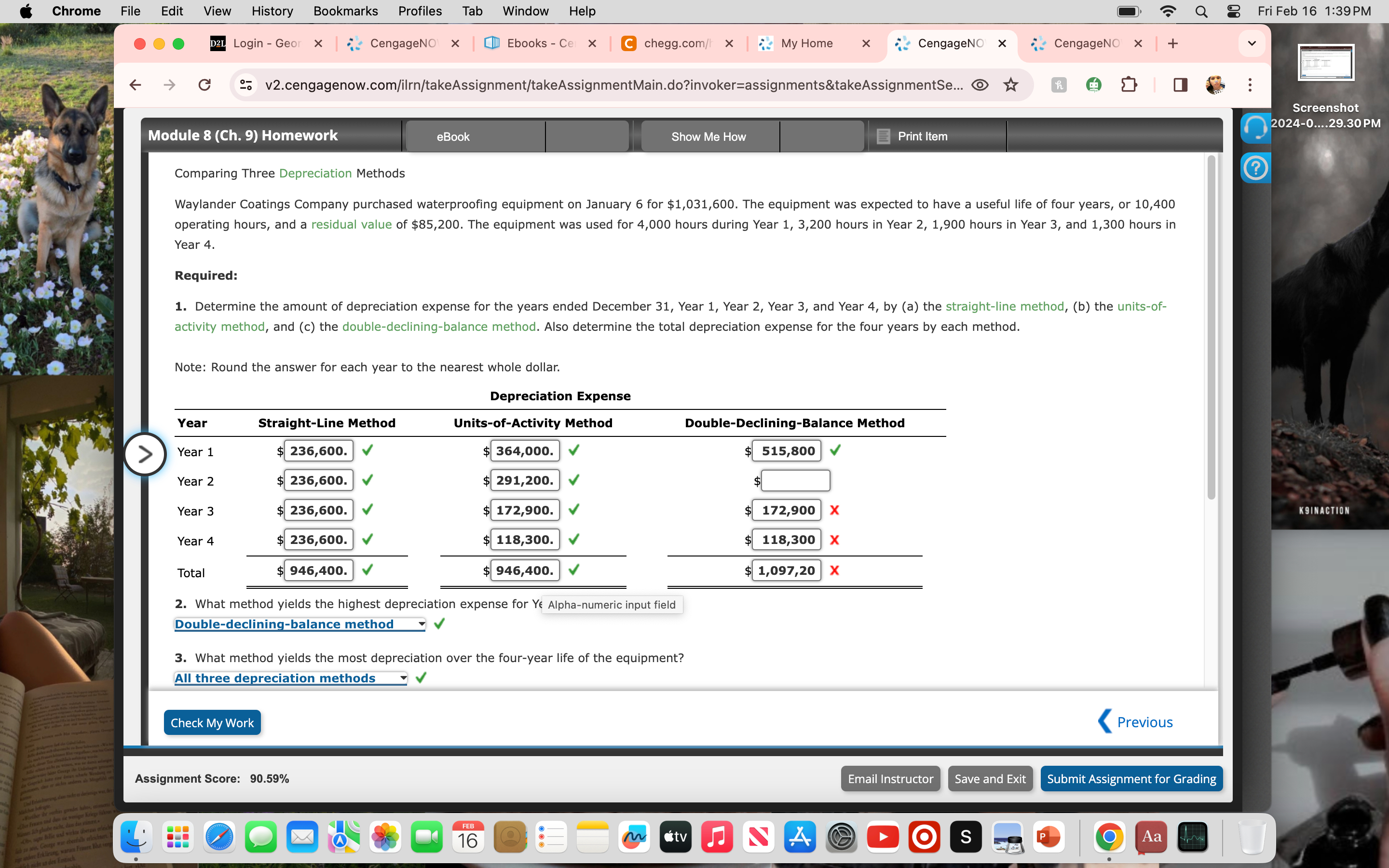 Comparing Three Depreciation MethodsYear | Chegg.com Comparing Three Depreciation MethodsYear | Chegg.com