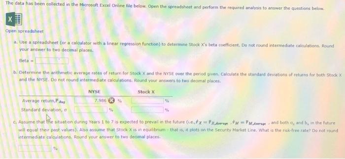 Solved Characteristic Line and Security Market Line | Chegg.com