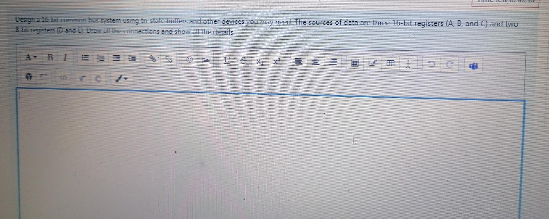 Solved Design a 15-bit common bus system using tri-state | Chegg.com