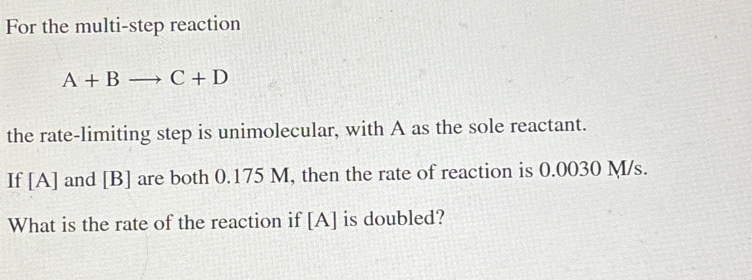 Solved For the multi-step | Chegg.com