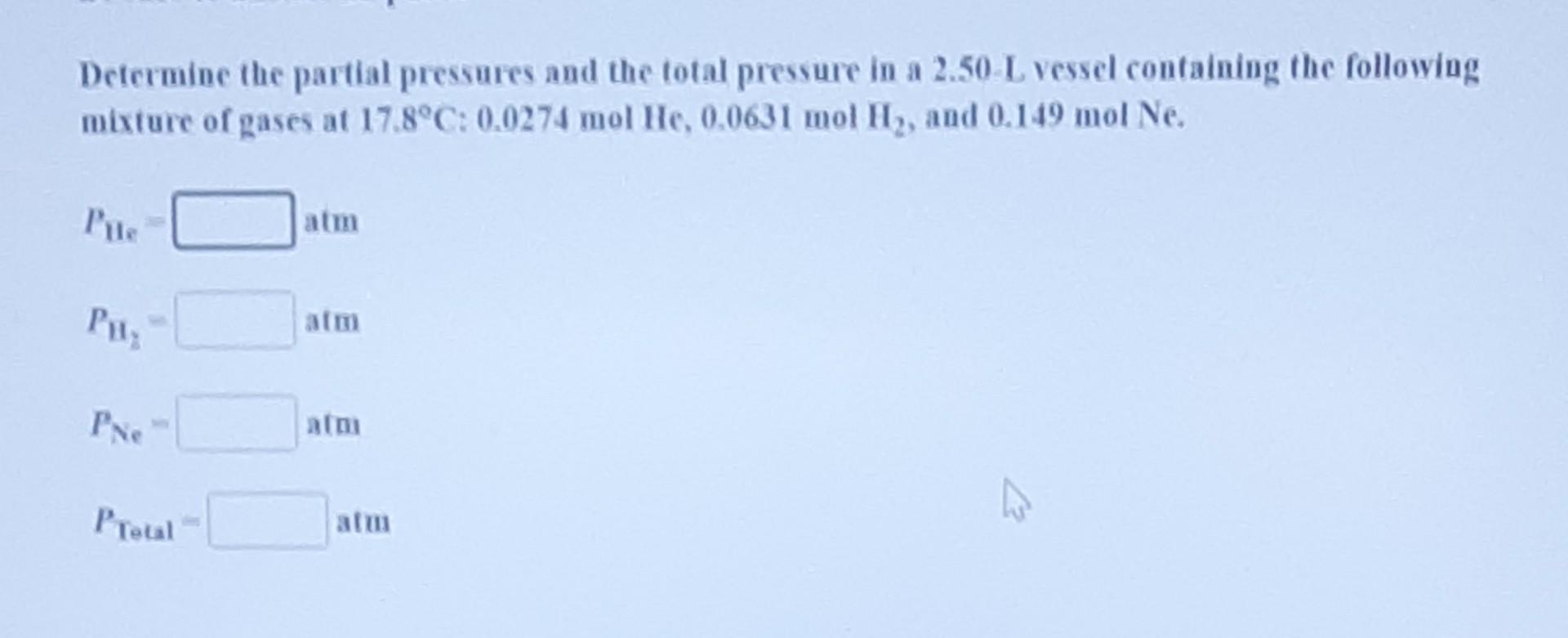 Solved Calculate the pressure exerted by 10.9 moles of neon | Chegg.com