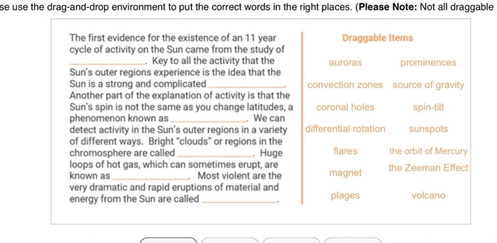 Solved se use the drag-and-drop environment to put the | Chegg.com