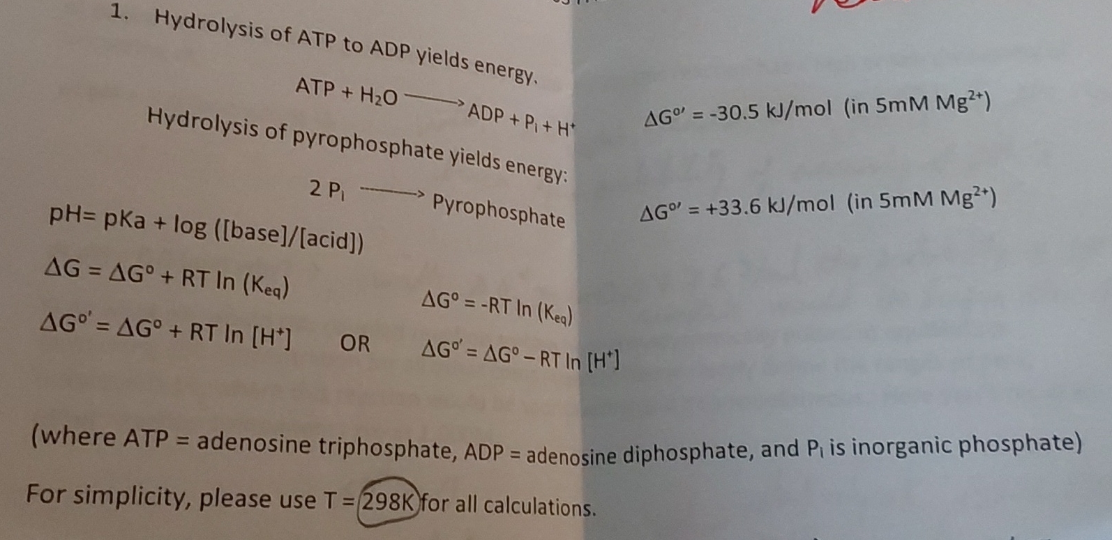 Solved Hydrolysis of ATP to ADP yields energy. ﻿ATP | Chegg.com