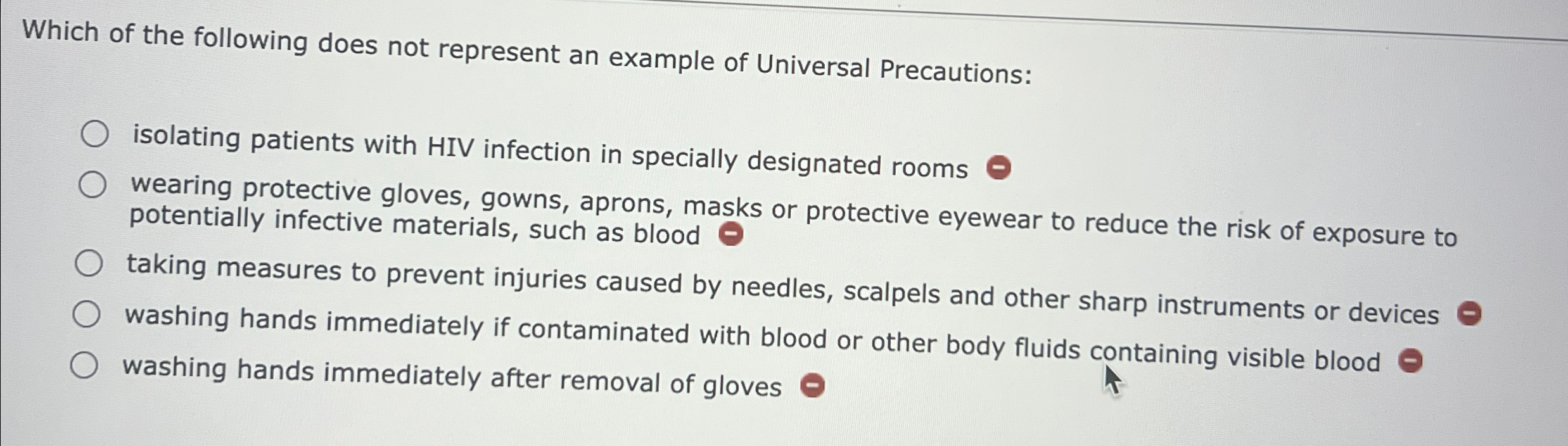 Solved Which of the following does not represent an example | Chegg.com