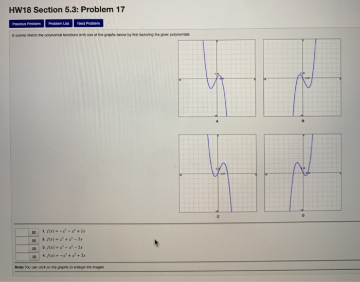 Solved HW18 Section 5.3: Problem 17 Previous problem 14 | Chegg.com