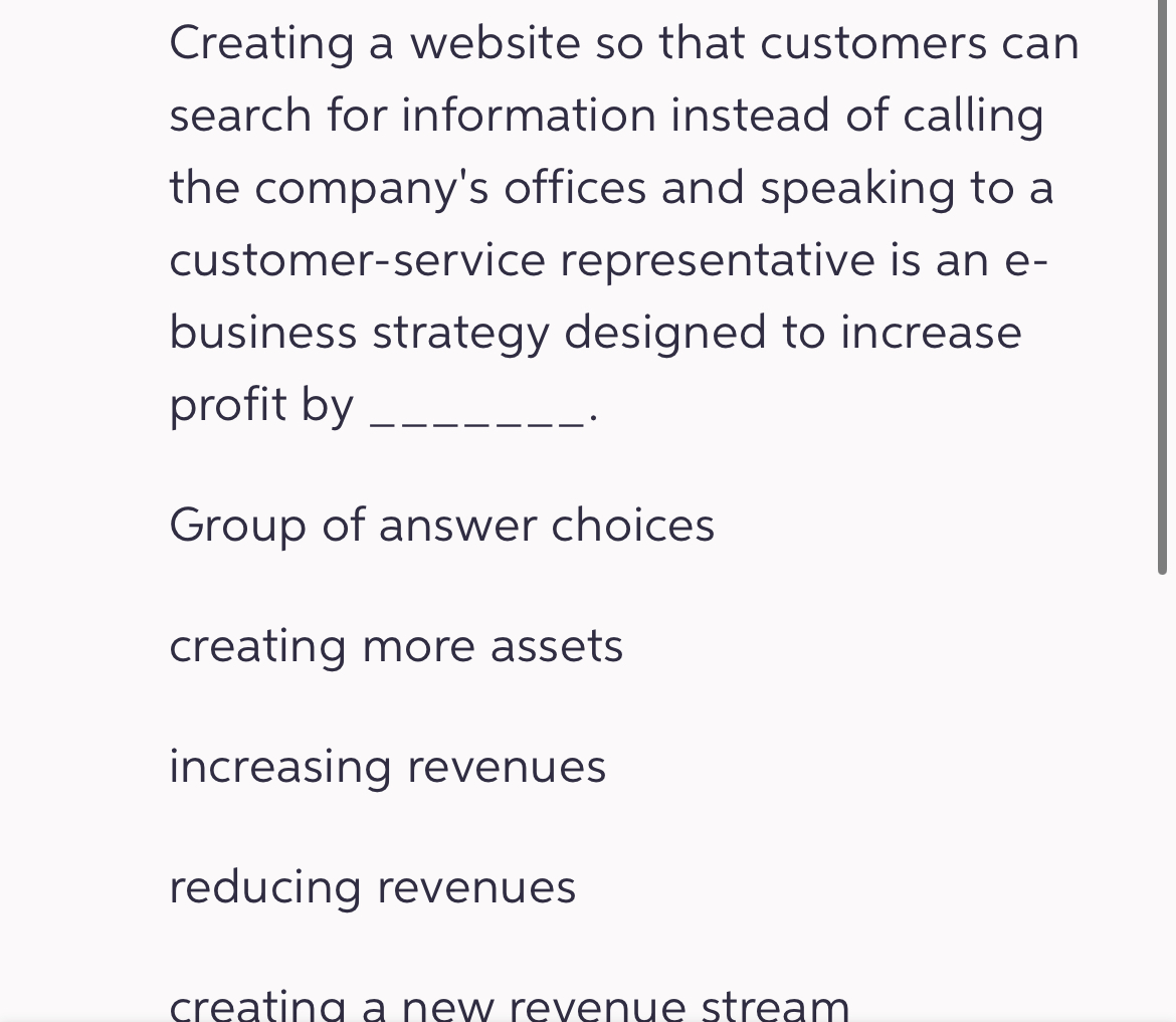 Solved Creating a website so that customers can search for | Chegg.com