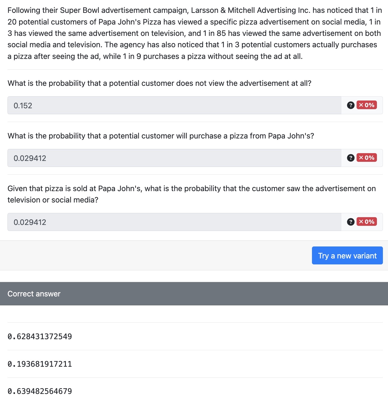 Solved Following their Super Bowl advertisement campaign, | Chegg.com