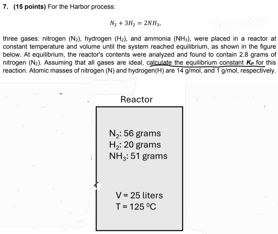 Solved (15 ﻿points) ﻿For the Harbor | Chegg.com