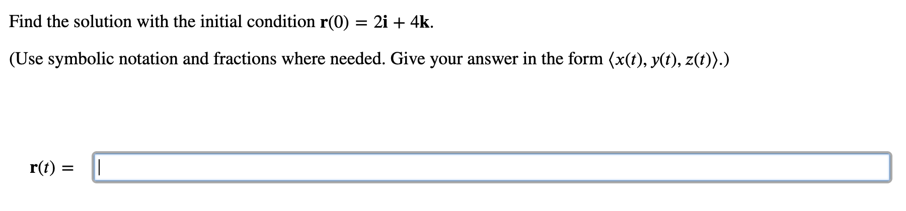 Find the solution with the initial condition | Chegg.com