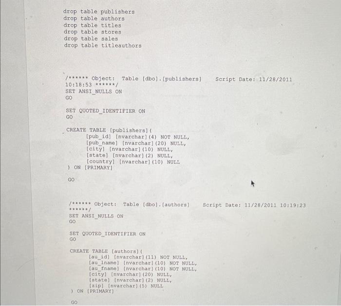 Solved The following questions are based on the Publisher | Chegg.com