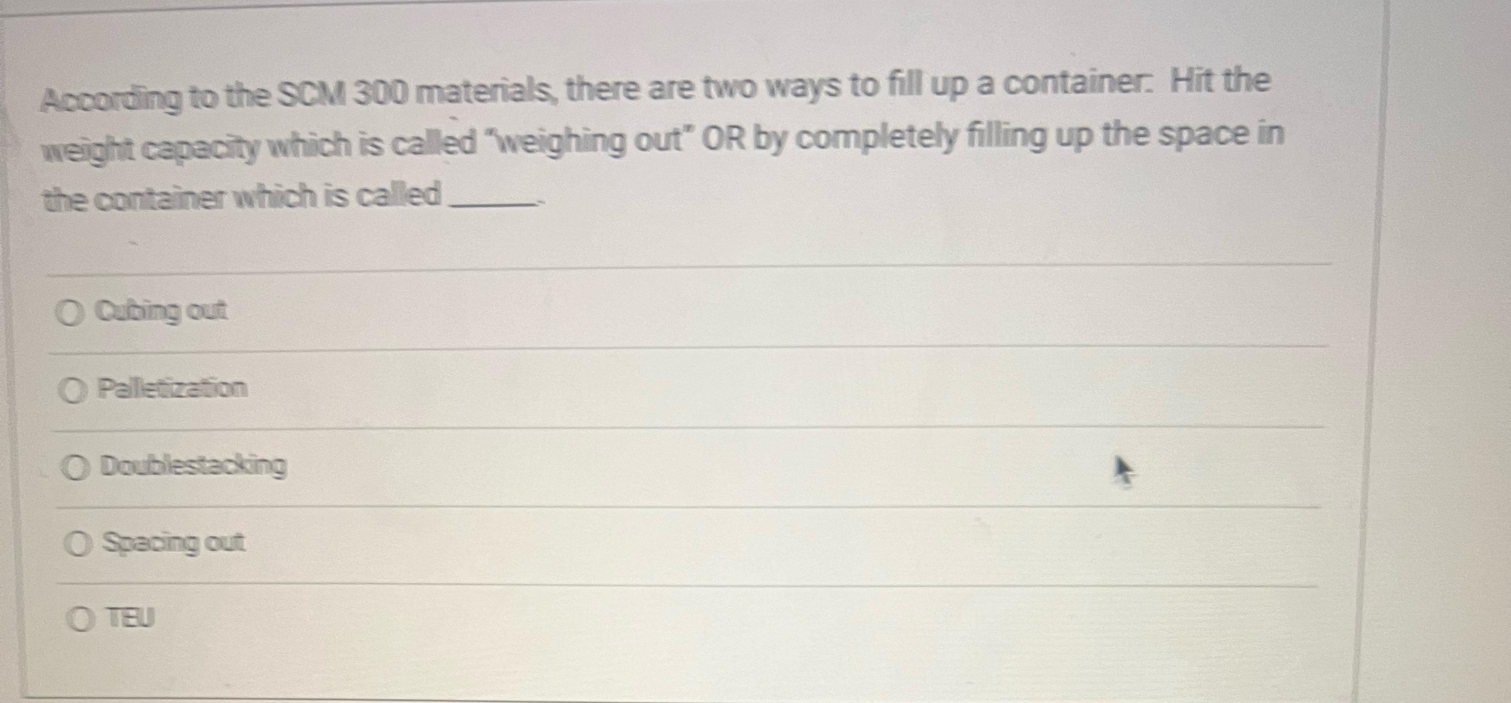 Solved According to the SCM 300 ﻿materials, there are two | Chegg.com