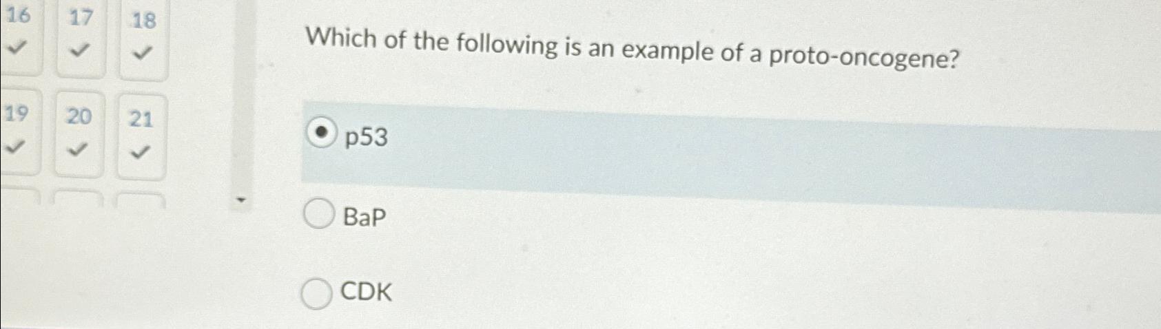 Solved 16,17,18 ﻿Which of ﻿the following is an ﻿example of | Chegg.com