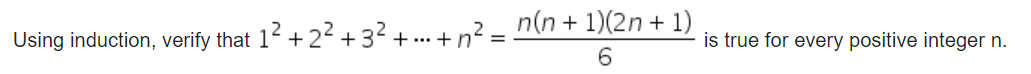 Solved Using induction, verify that | Chegg.com