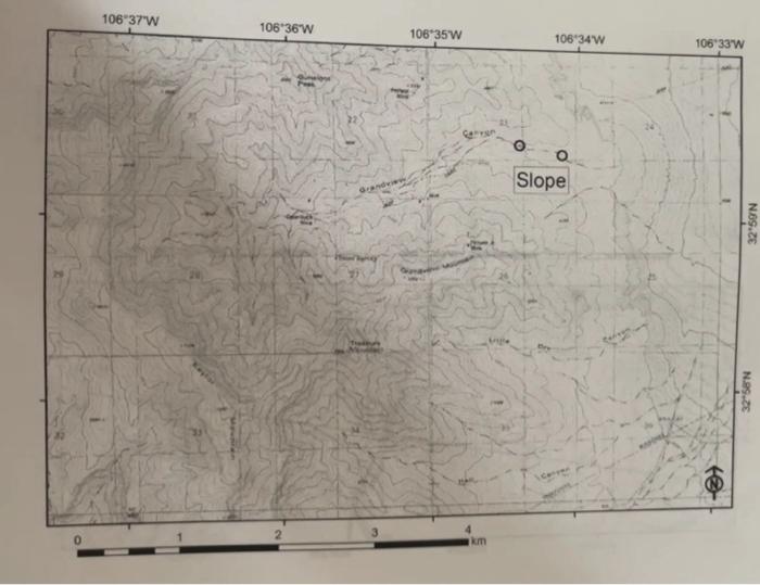Solved 10. Determine the slope of the streambed over the | Chegg.com