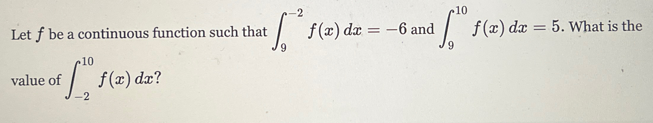 Solved Let F ﻿be A Continuous Function Such That