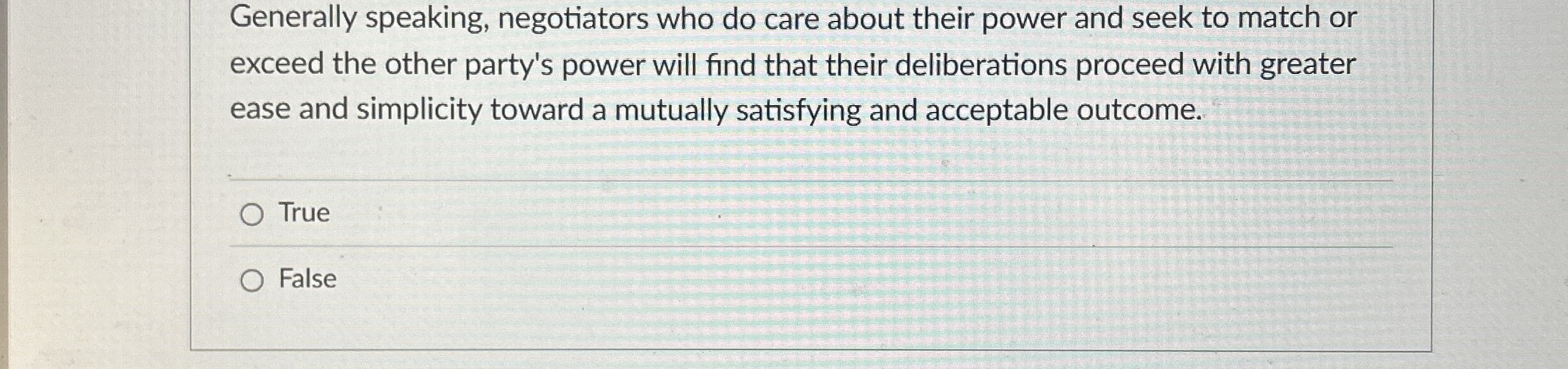 Solved Generally speaking, negotiators who do care about | Chegg.com
