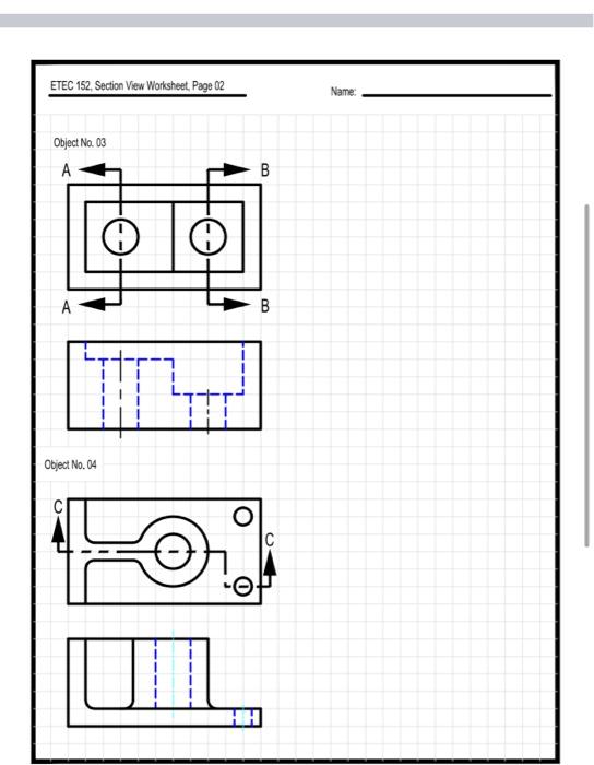 Solved ETEC 152, Section View Worksheet, Page 02 Name: | Chegg.com