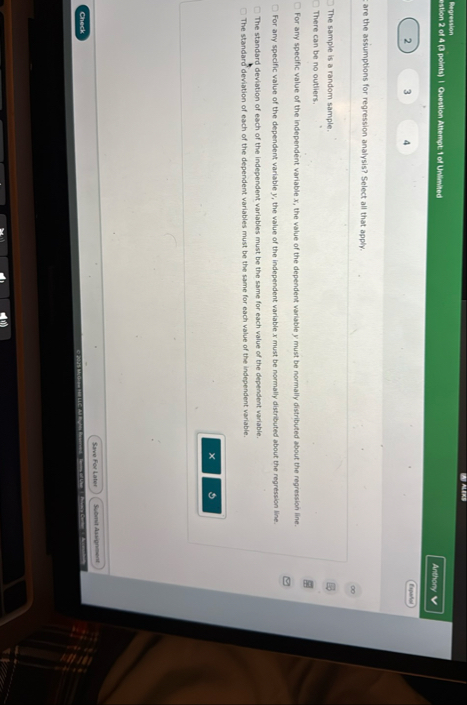 Solved MESExarestionestion 2 ﻿of 4 (3 ﻿points) ﻿I Guestion | Chegg.com