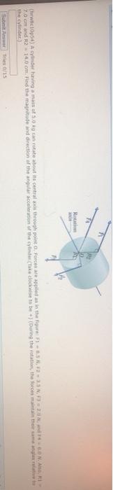 Solved (wtop54) A cylinder having a mass of S. Carotate | Chegg.com