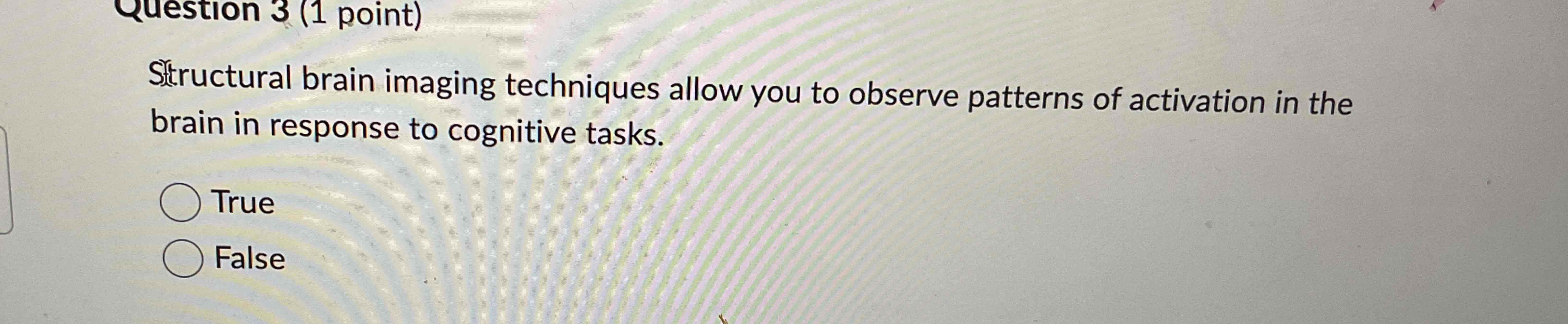 Solved Structural brain imaging techniques allow you to | Chegg.com