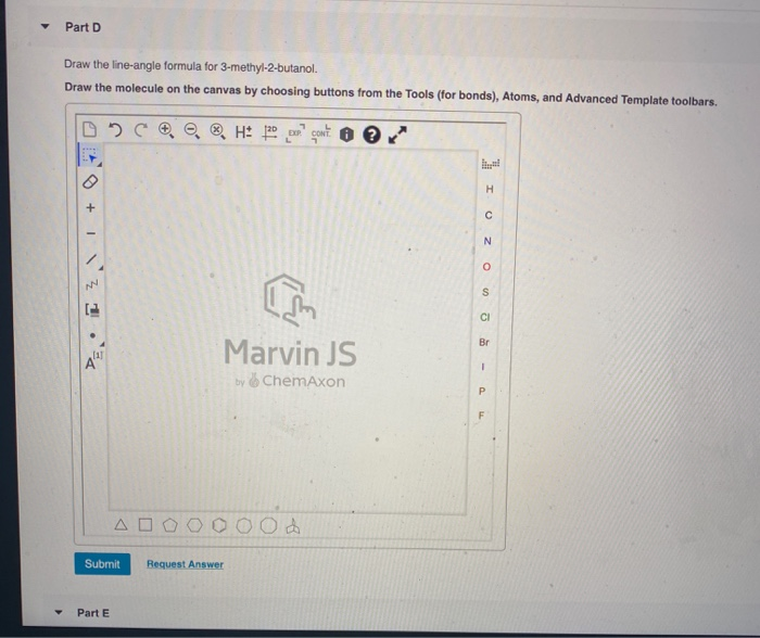 Solved Part A Draw the condensed structural formula for | Chegg.com