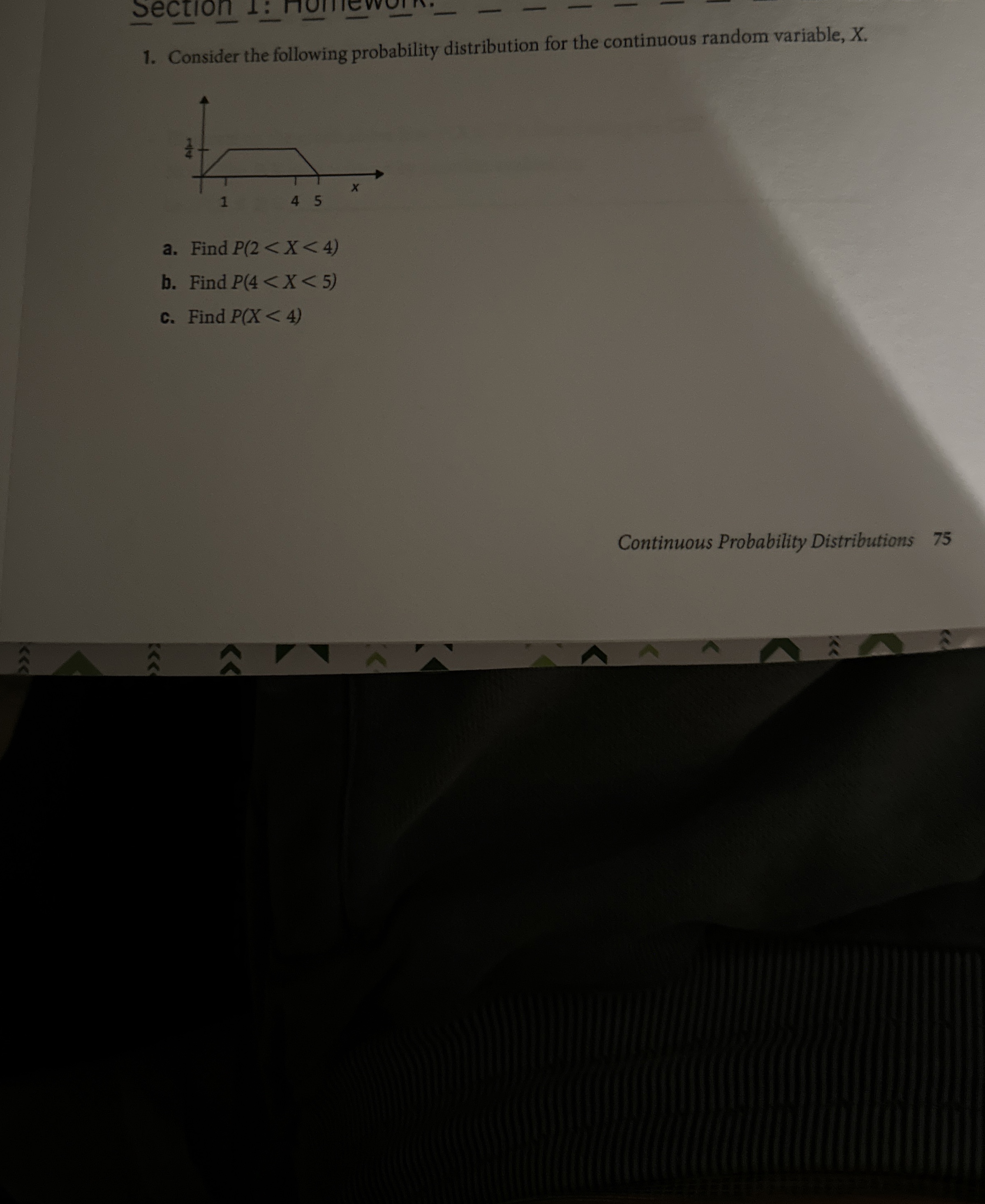 Solved Consider the following probability distribution for | Chegg.com
