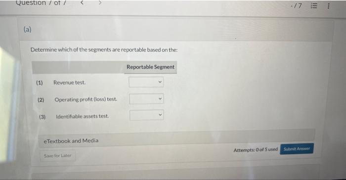 Blue Corporation is a diversified company that | Chegg.com