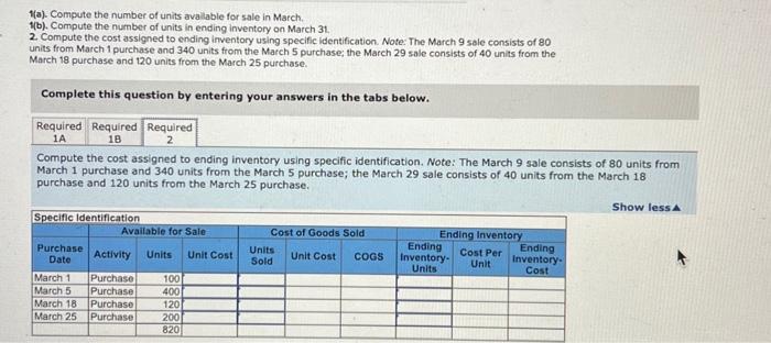 Solved Exercise 5-2 (Algo) Inventory costs LO C1 Walberg | Chegg.com