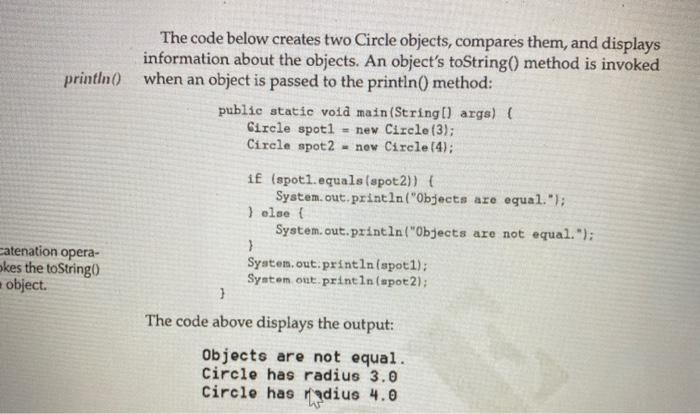 Solved Modify the Rectangle class to override the equals() | Chegg.com