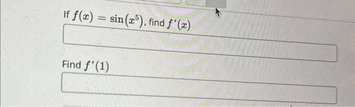 Solved f(x)=−4ln(7x) f′(x)= f′(5)=Given the equation below, | Chegg.com