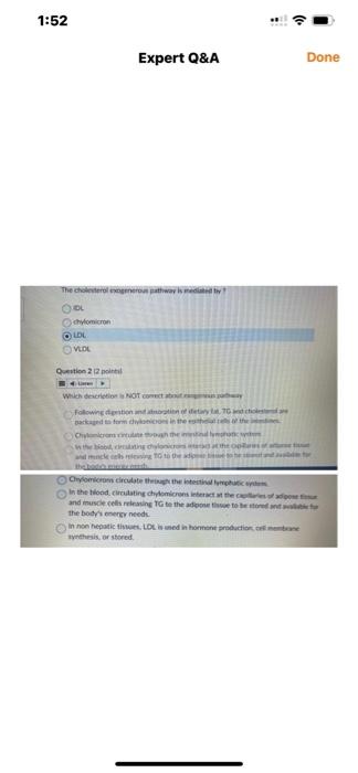 Solved The chodecterol tecemerout pathway is medated to A bl | Chegg.com