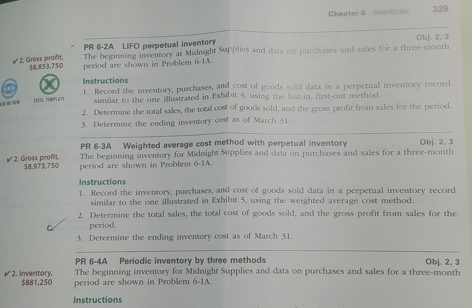 Solved Obj. 2, 3 PR 6-1A FIFO perpetual inventory The | Chegg.com