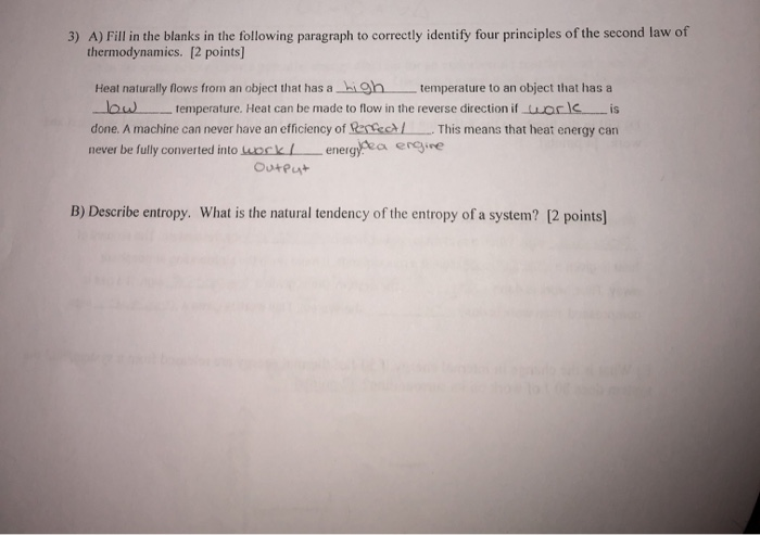 Solved 3) A) Fill in the blanks in the following paragraph | Chegg.com