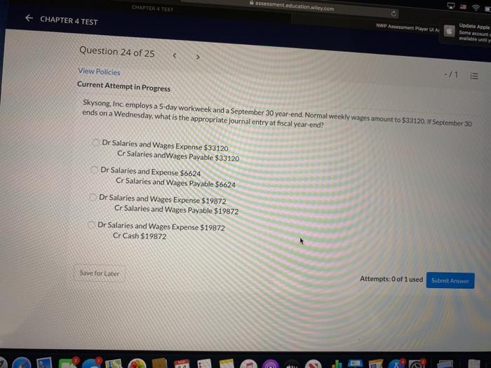 Solved assessment, education.com CHAPTER 4 TEST CHAPTER 4 | Chegg.com