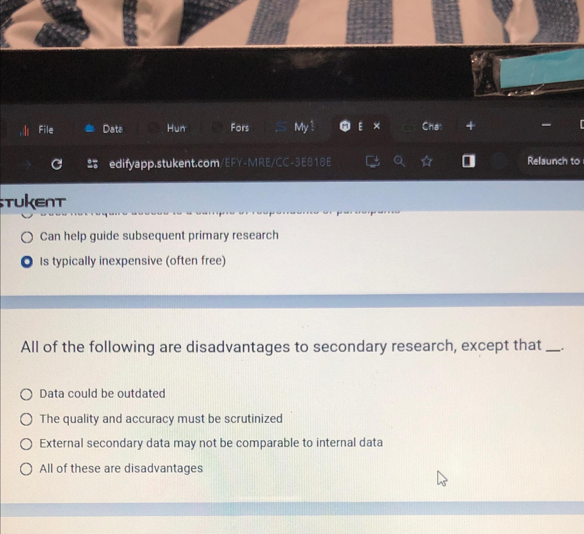 Solved Can help guide subsequent primary researchIs | Chegg.com