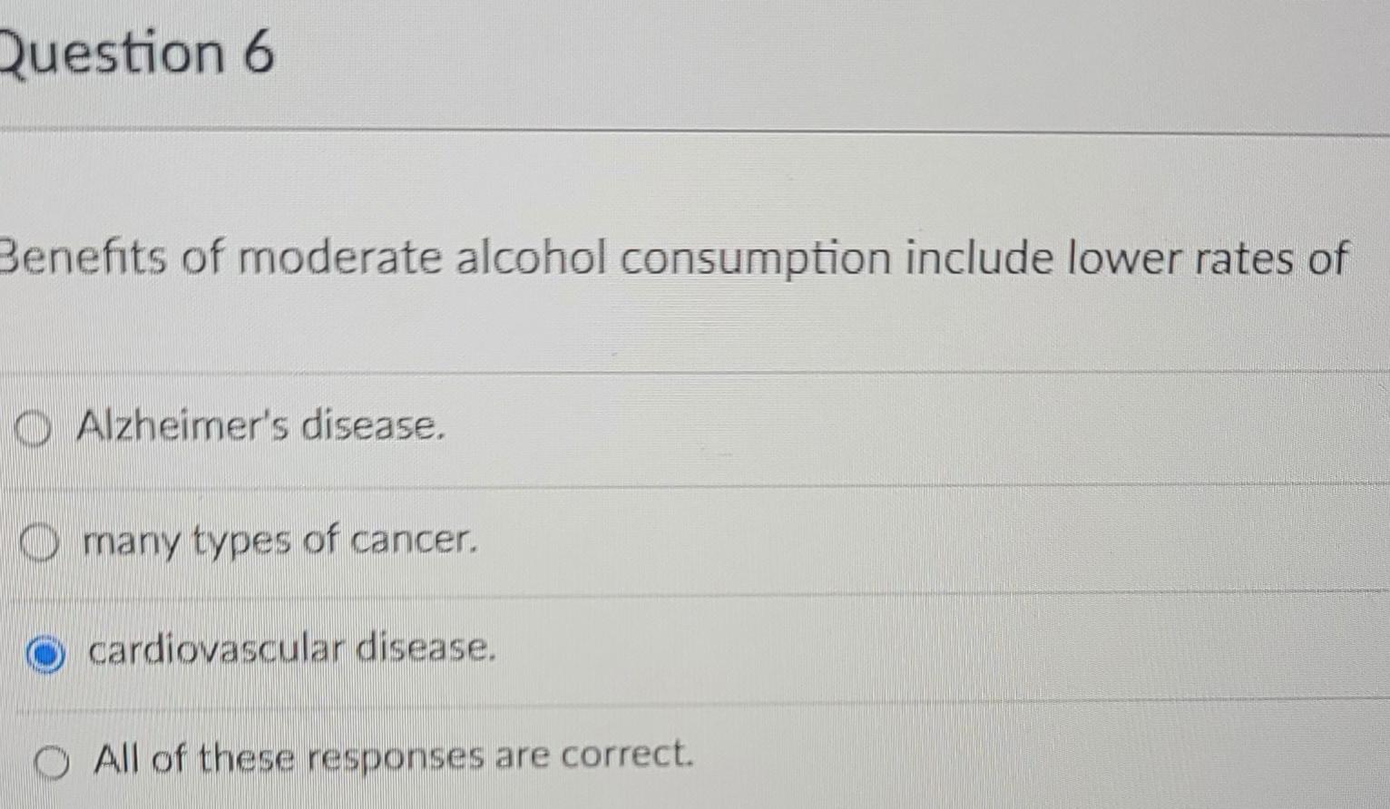 Solved Moderate drinking is defined as up to 1 drink per day | Chegg.com