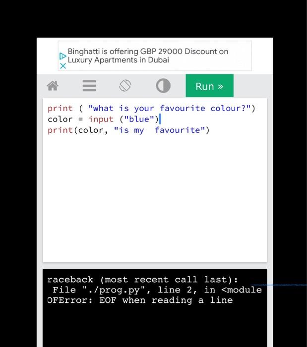 Solved how to ask a simple question in python. Is this codr | Chegg.com