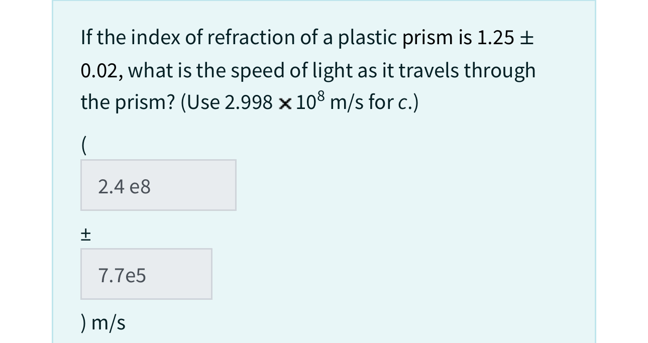Solved If the index of refraction of a plastic prism is | Chegg.com
