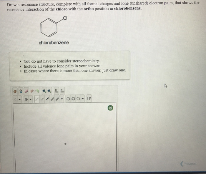 Solved Draw a resonance structure, complete with all formal | Chegg.com
