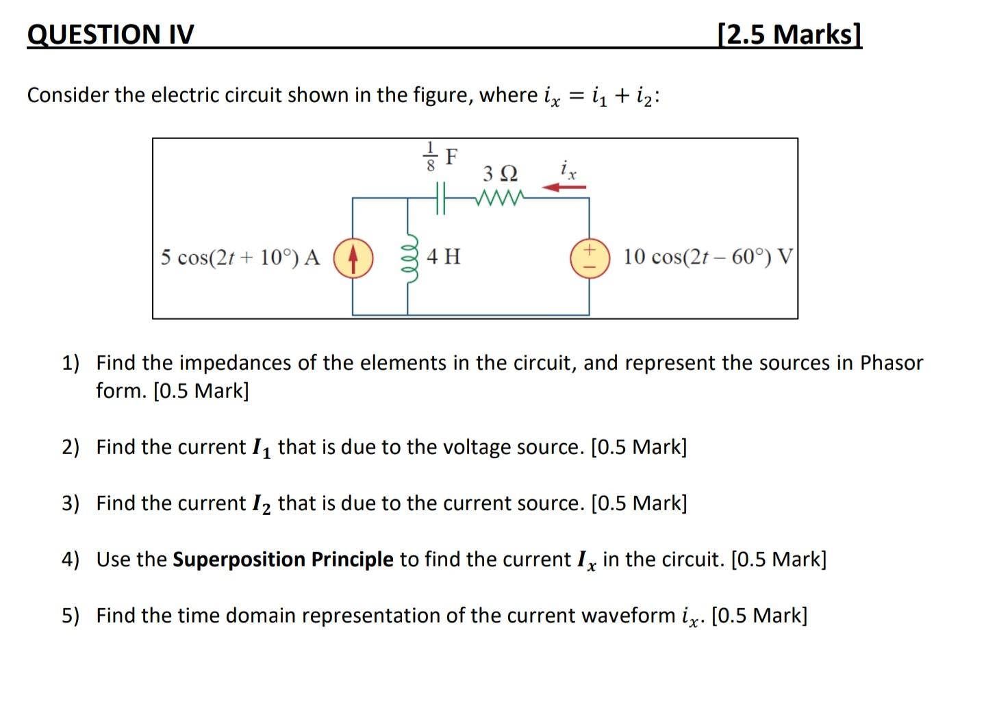 Solved Consider the electric circuit shown in the figure, | Chegg.com