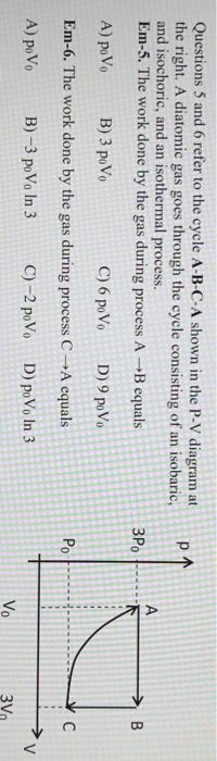 Solved p Questions 5 and 6 refer to the cycle A-B-C-A shown | Chegg.com