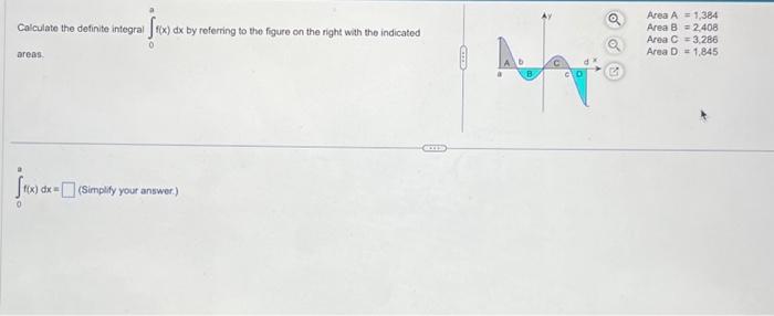 Solved a Calculate the definite integral f(x) dx by | Chegg.com